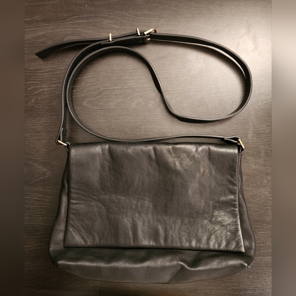 COS | Bags | Cos Collection Of Style Soft Black Leather Small Crossbody ...